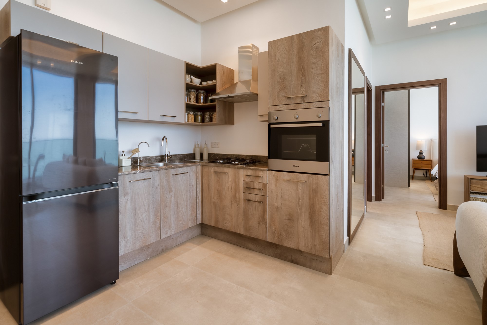 Salmiya - fantastic, one bedroom furnished sea view apartment Horizon Q8 & Yarmouk United Real ...