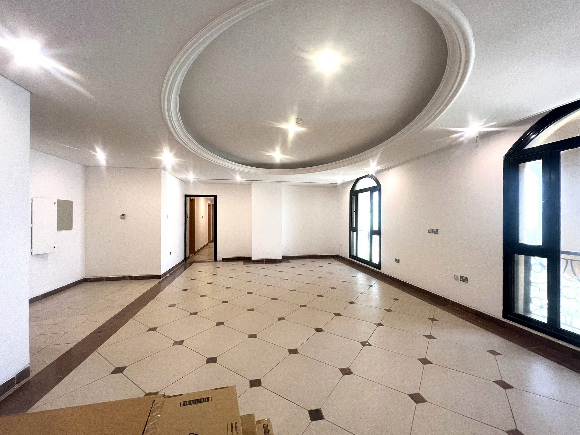 Salmiya - sea view, spacious, unfurnished three bedroom apartment ...