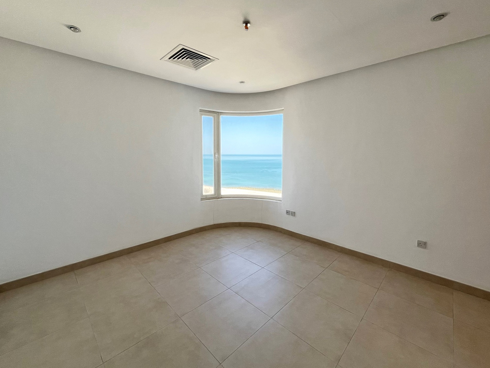 Salmiya - for rent, unfurnished, two bedroom sea view apartments w ...